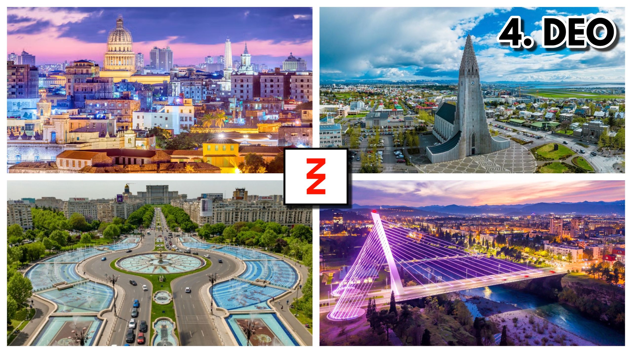 KVIZ: Poveži glavne gradove sa državama! - Zabavnik kviz